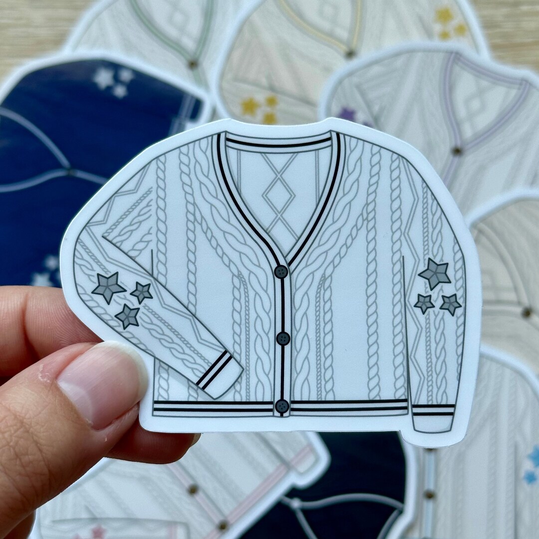 Cardigan Sticker Folklore Sticker Swiftie Sticker Taylor - Etsy