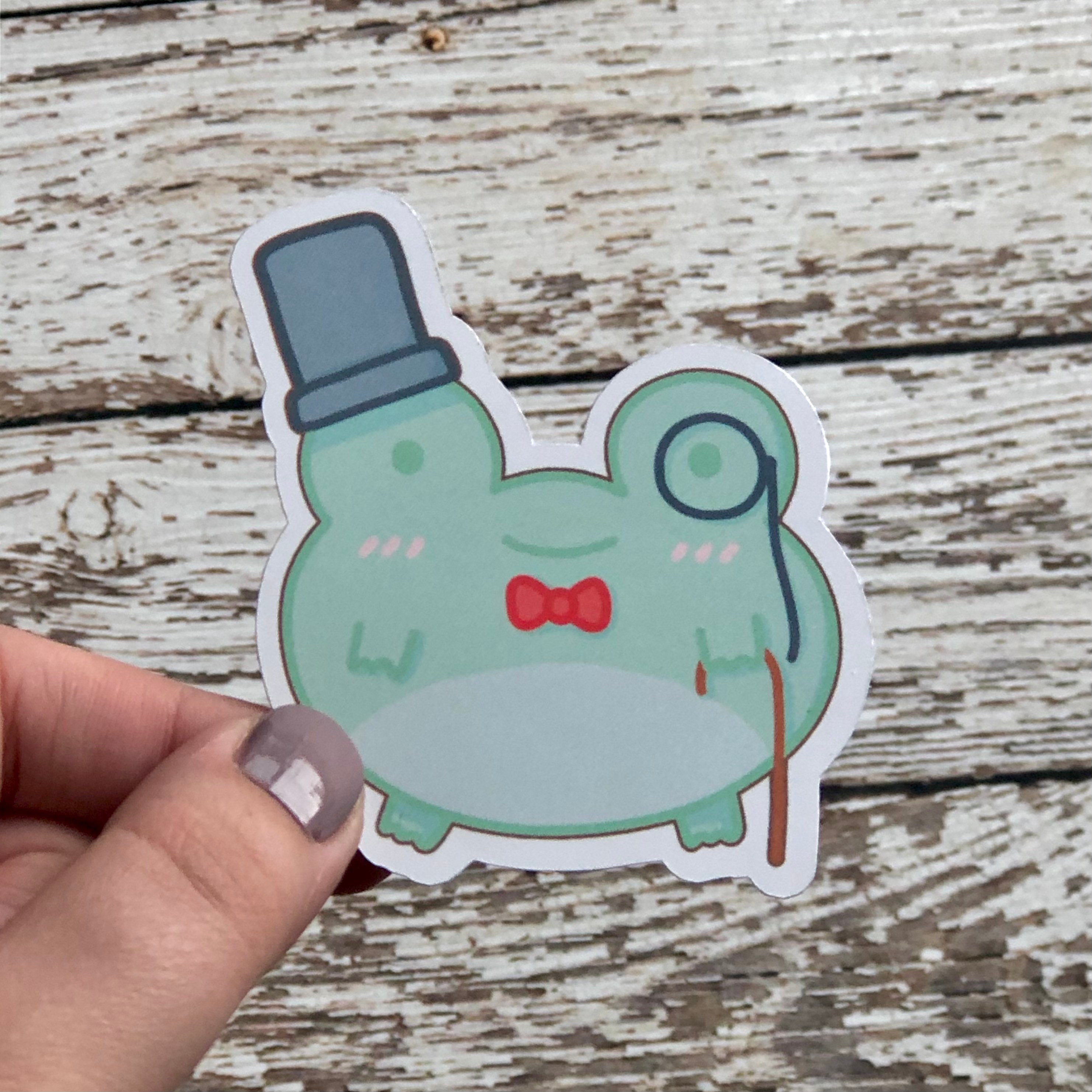 5-pack Frog Die-cut Stickers (pack A) - Etsy