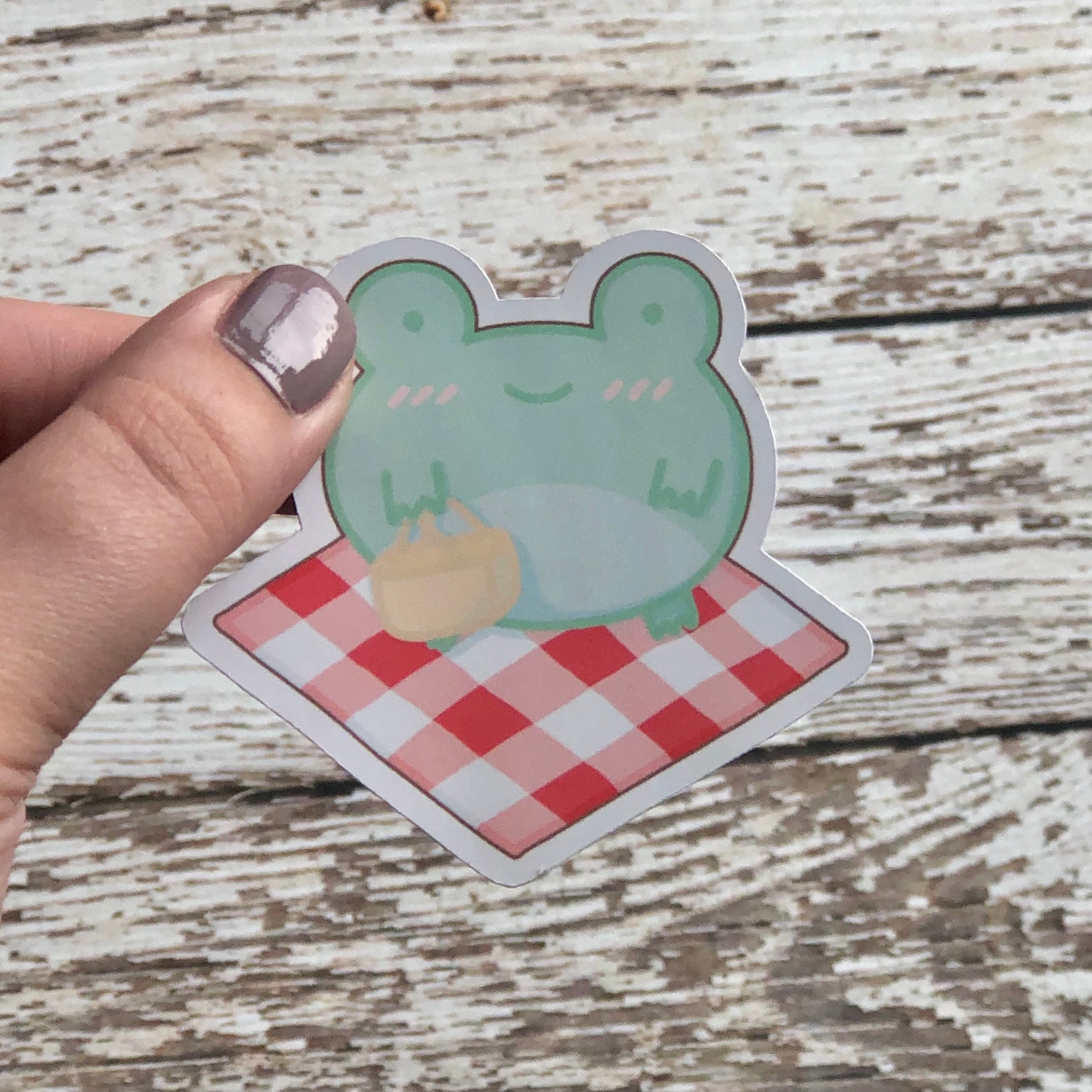 5-pack Frog Die-cut Stickers (pack A) - Etsy