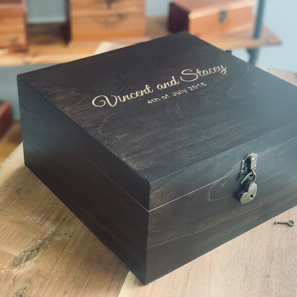 Large Wood Box - Etsy