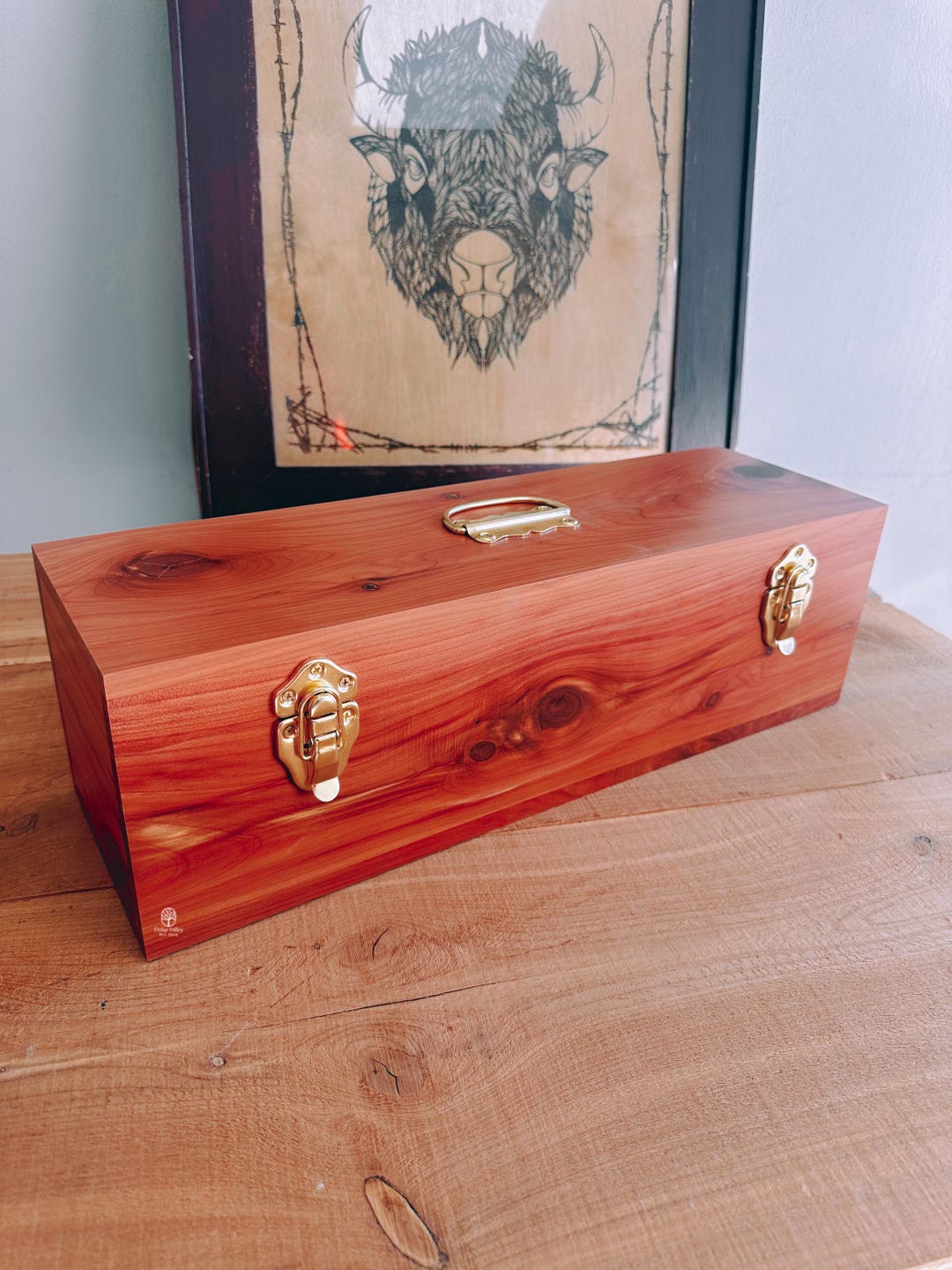 19 X 6 X 6 Large Cedar Church Box, Aromatic Wood, Peyote Storage ...