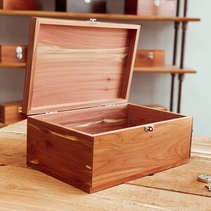 The Perfect Box 12 X 8 Engraved Wood Box With Lock, Engraved Cedar Box ...