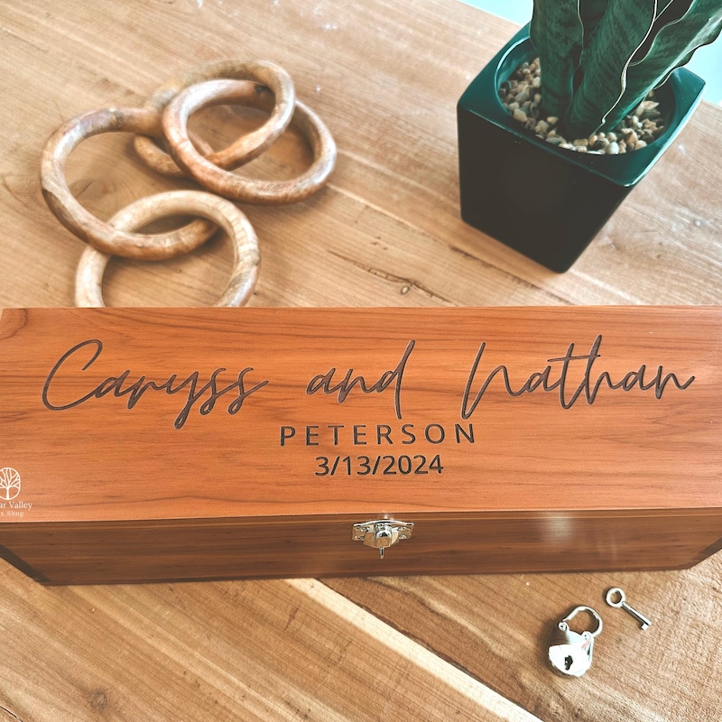 Necklace Box With Latch - Etsy