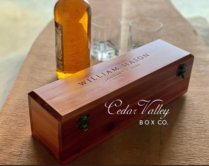 Personalized Wooden Liquor Boxes - Etsy