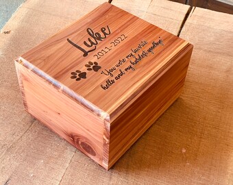 Pet Cremation Box - Etsy