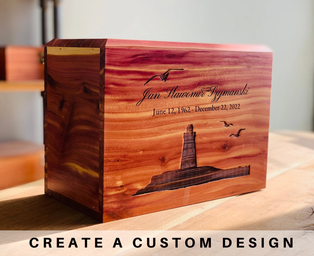 Customize Your Cedar Urn Wood Urn Urn Human Urn for Ashes - Etsy