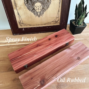 20" Native American Feather Case, Blade Box, Cedar Box, Wood Box ...