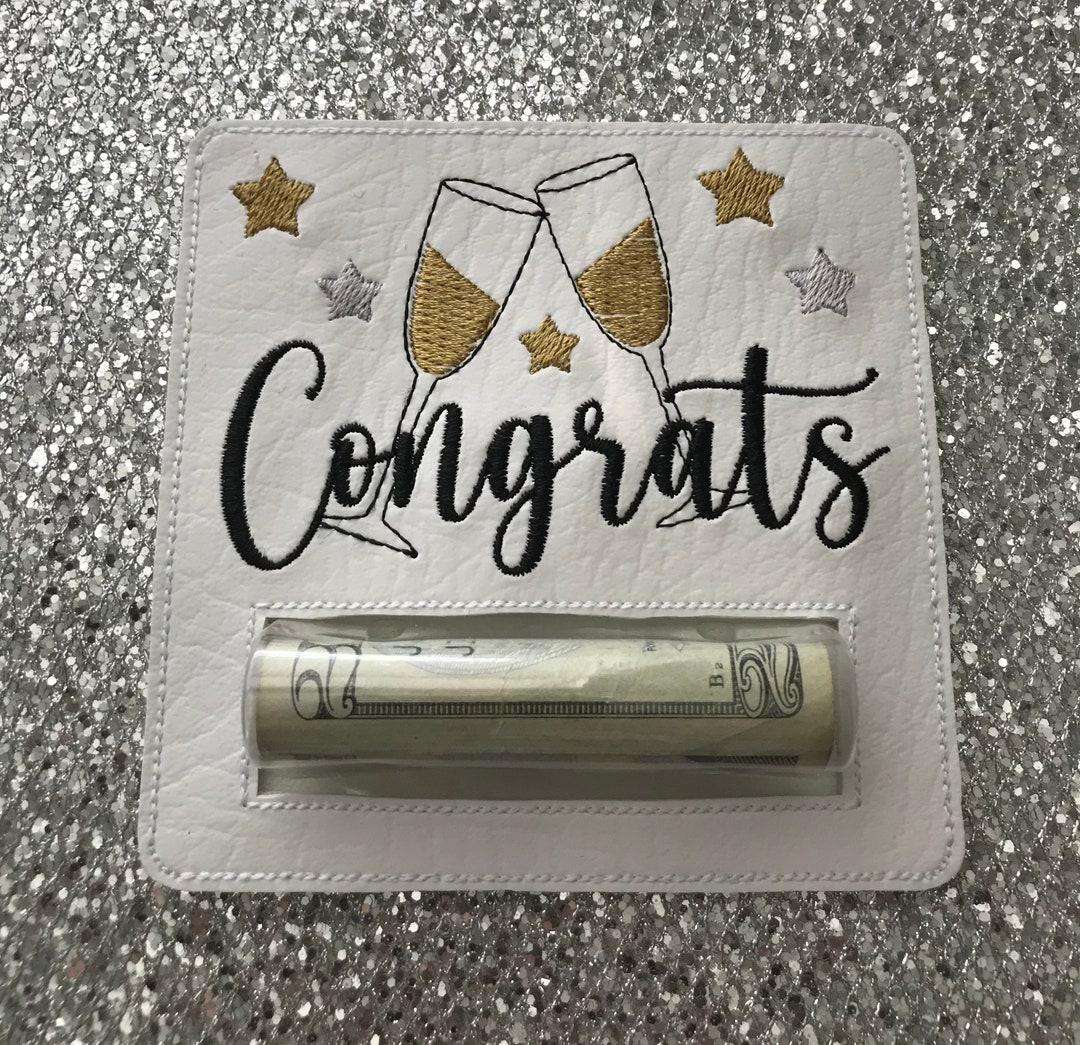 Congrats Money Holder for Weddings, Retirement, Promotions, Graduation ...