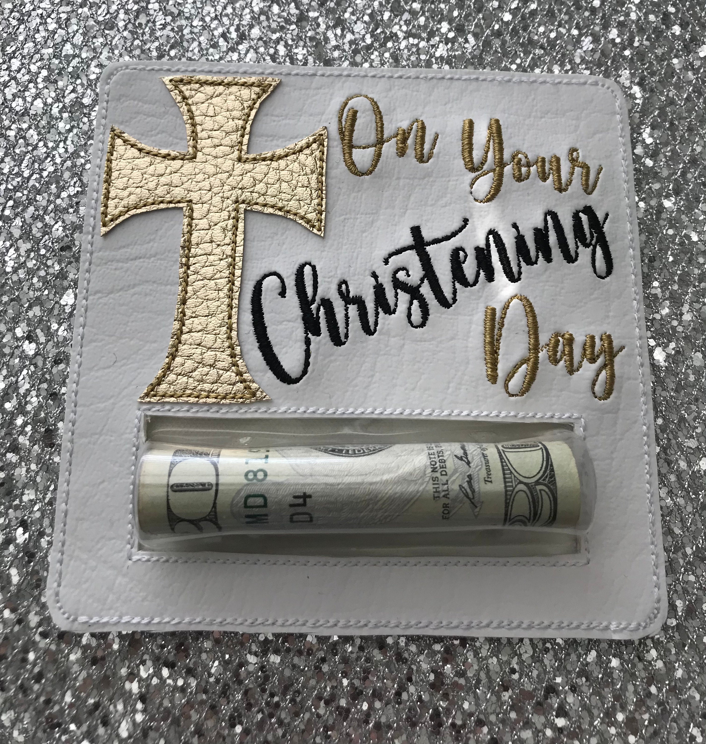 Baby Baptism Money Holder for Babys Christening - Etsy