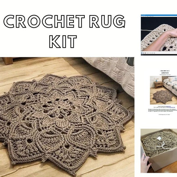 Crochet Rope Rug - Etsy