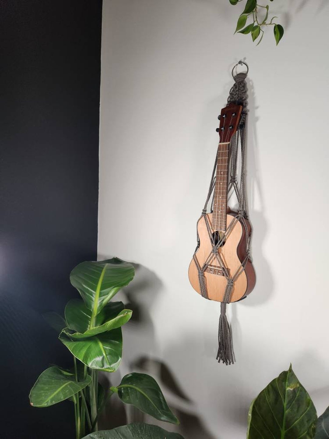 Macrame Ukulele Holder Macrame Wall Decor Boho Decor - Etsy