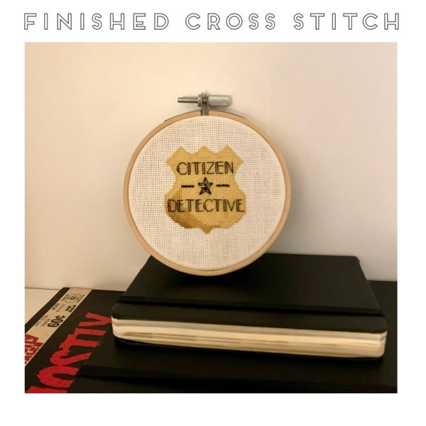 Detective Cross Stitch - Etsy