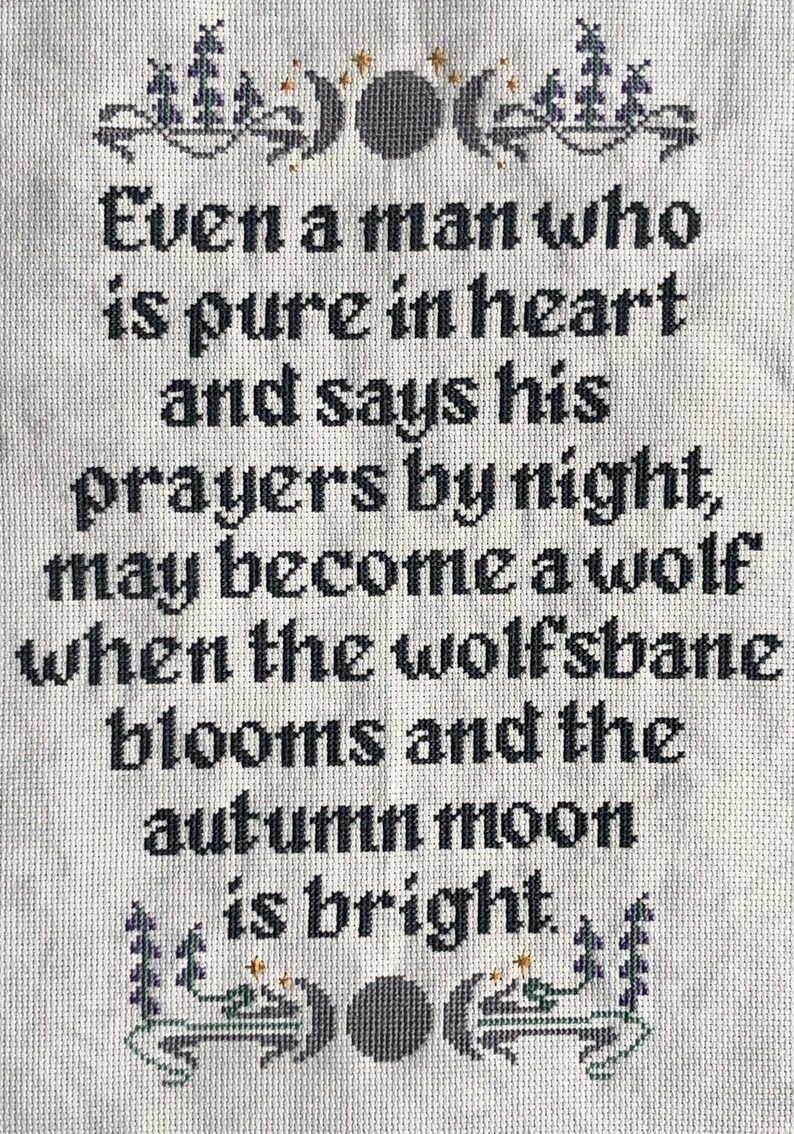 The Wolfman Curse even a Man Who is Pure in - Etsy Canada