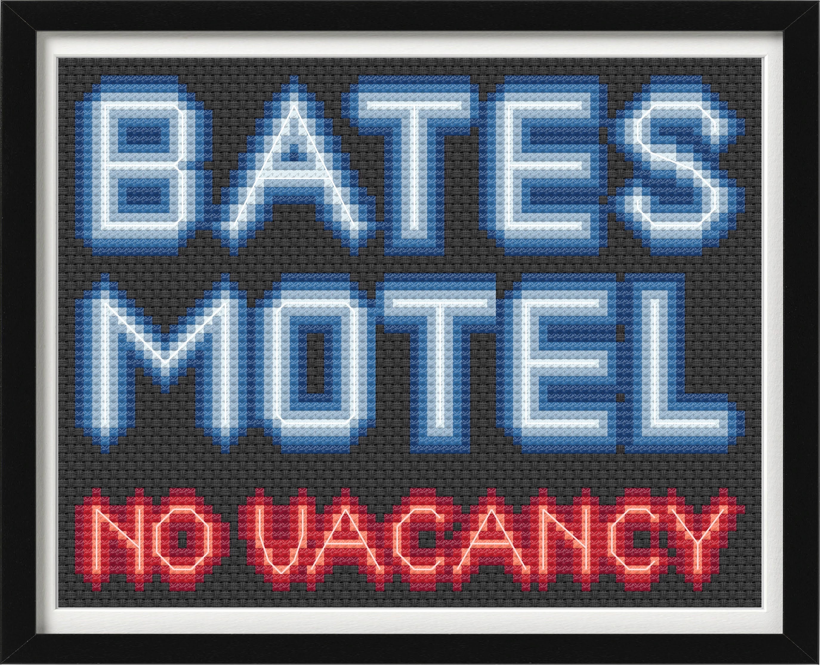Bates Motel Neon Sign - Psycho - Cross Stitch Stitch Pattern - Etsy