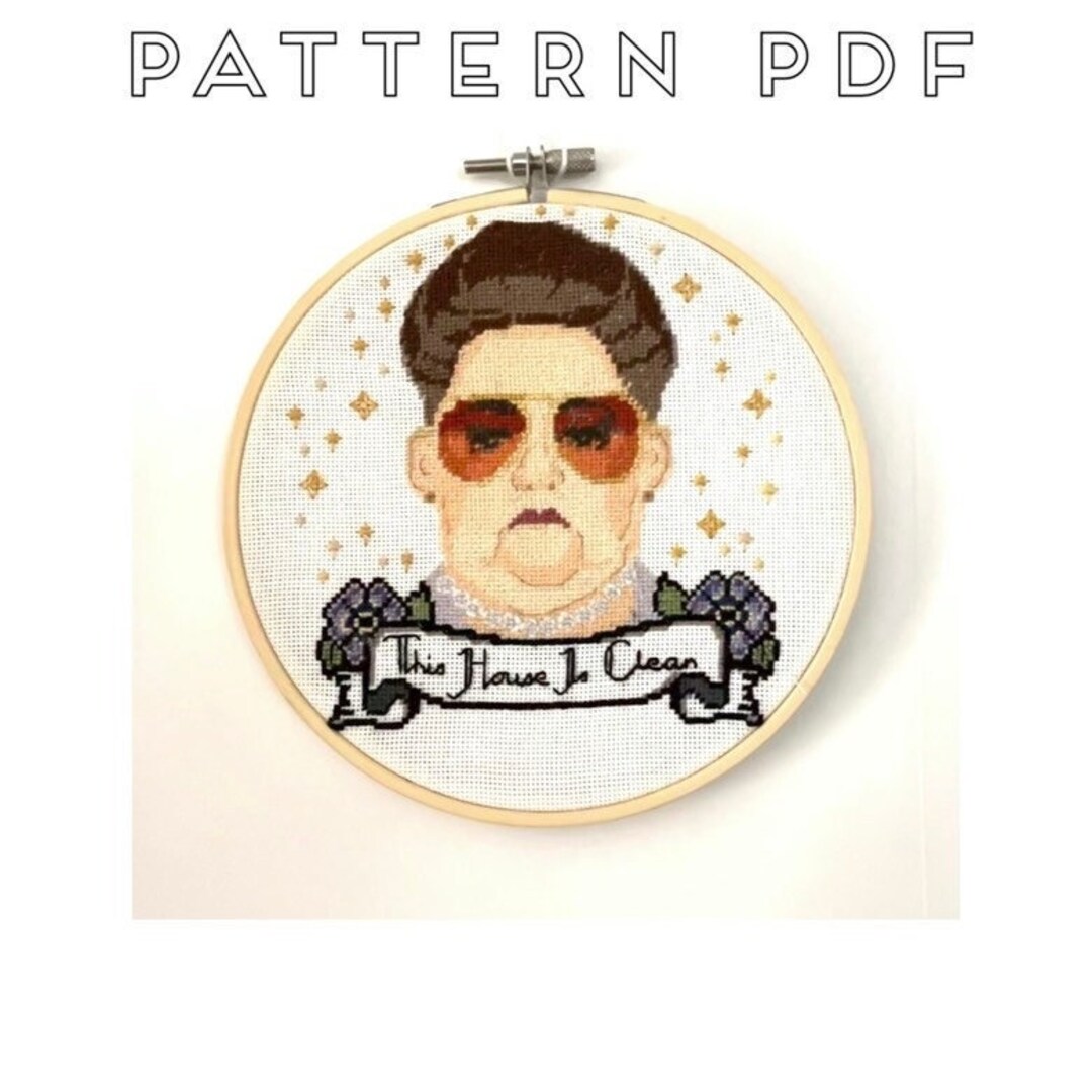 Poltergeist Tangina Barrons Quote "this House is Clean" Cross Stitch ...