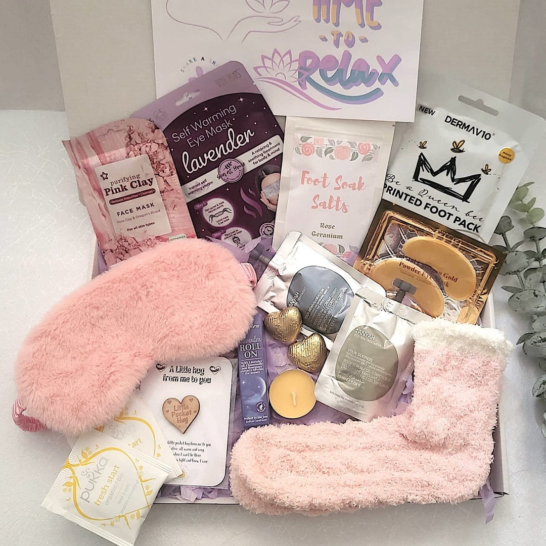 COSY NIGHT IN Spa Pamper Hamper - Relaxation & Self-care -hug in a Box ...