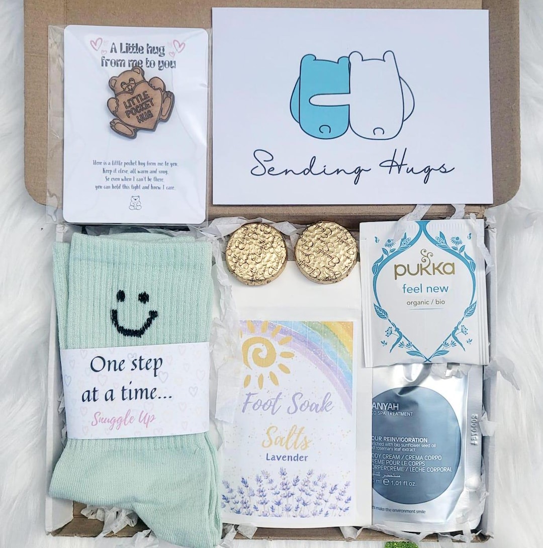 VEGAN Recovery Care Package, HUG in a BOX, Hospital Recovery Gift for ...