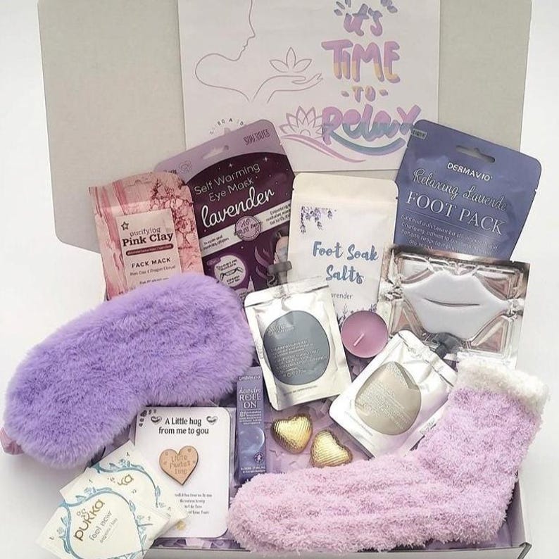 SPA IN A BOX - Cosy Night Self-care Pamper Hamper - You Got This ...