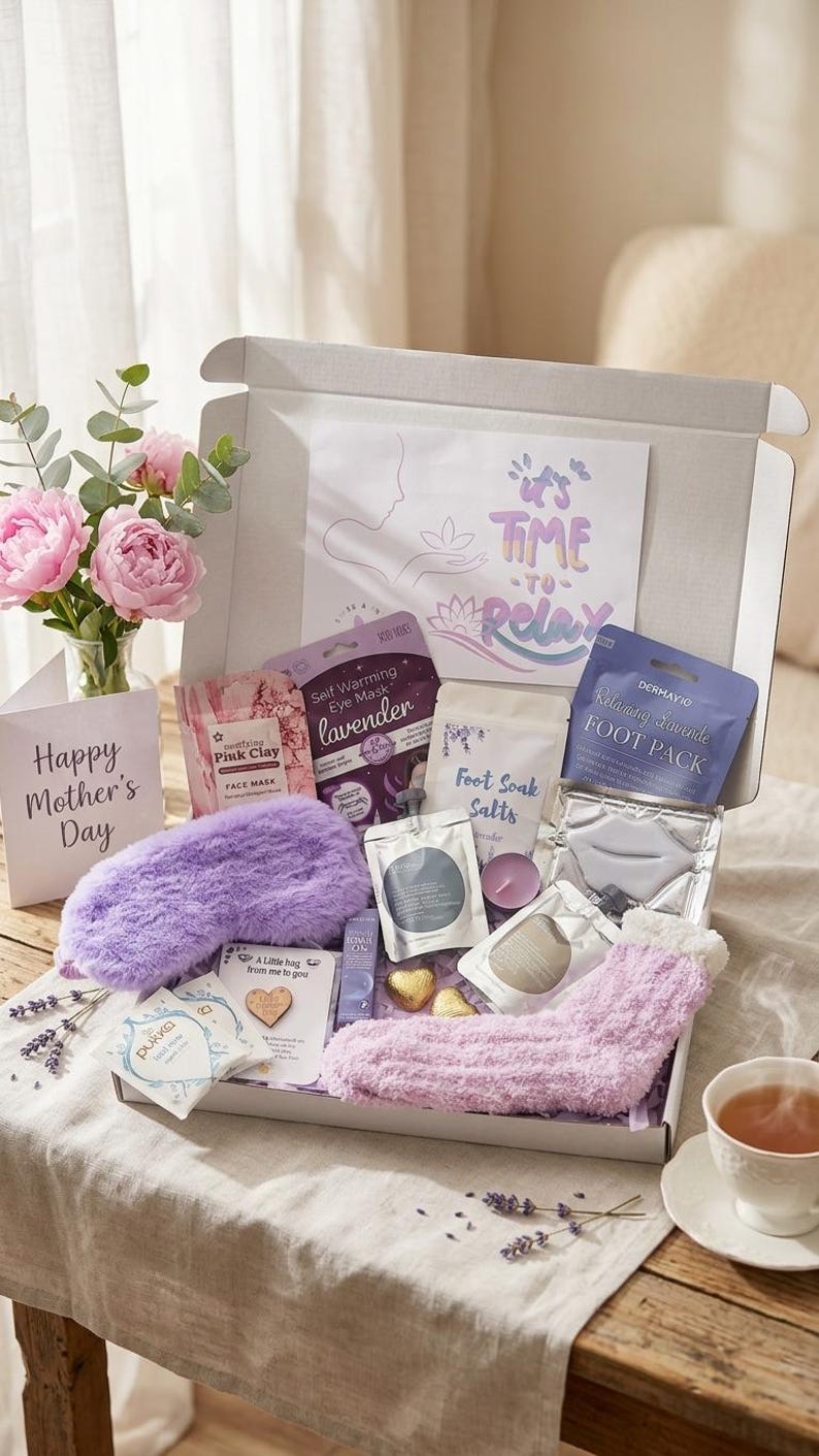 SPA IN A BOX - Cosy Night Self-care Pamper Hamper - You Got This ...