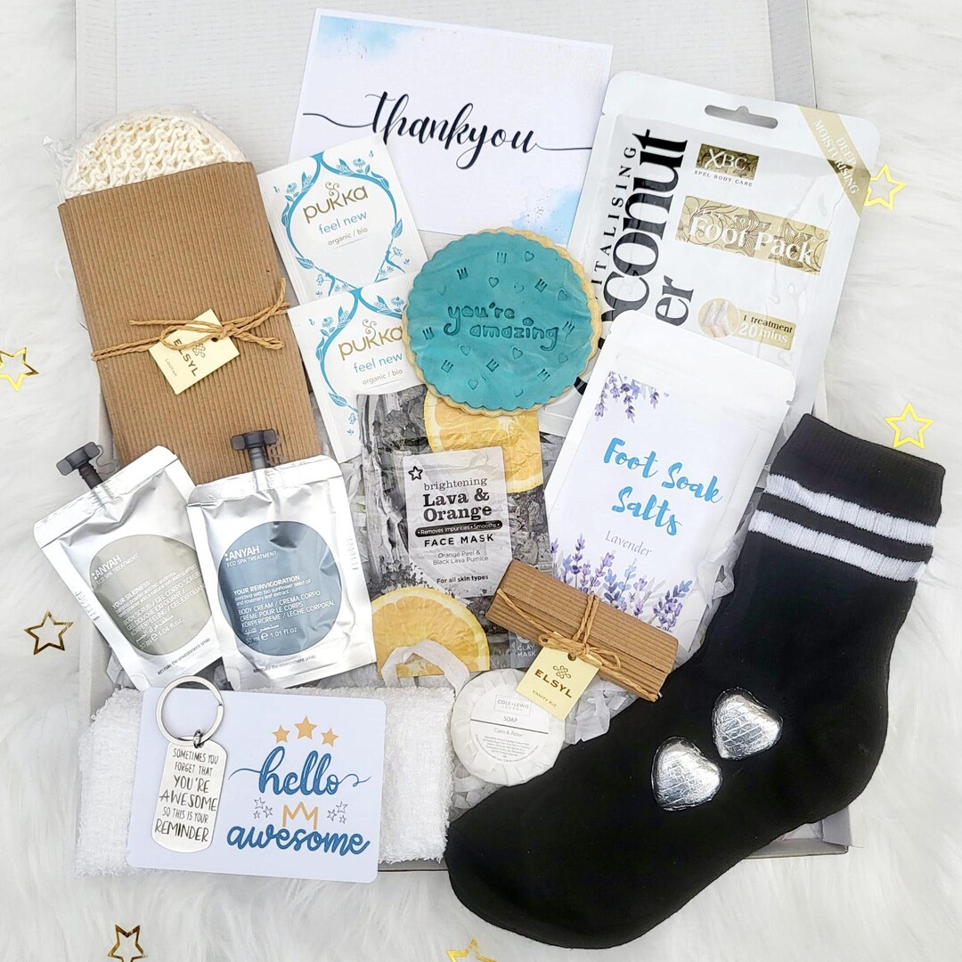 Men Appreciation Gift Box - MEN PAMPER HAMPER - Hug in a Box for Him ...