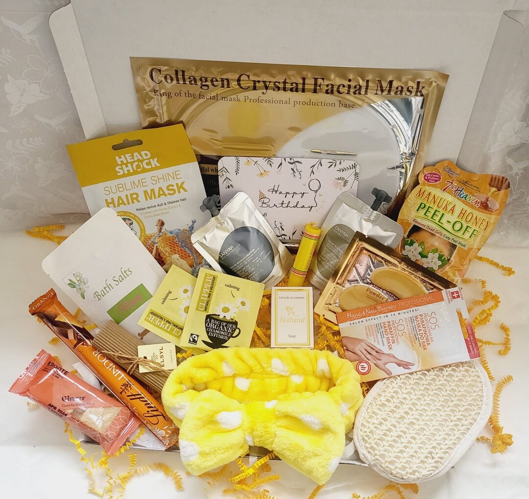 BIRTHDAY Sunshine Spa Gift Box, Relaxation Birthday Spa Gift, Birthday ...