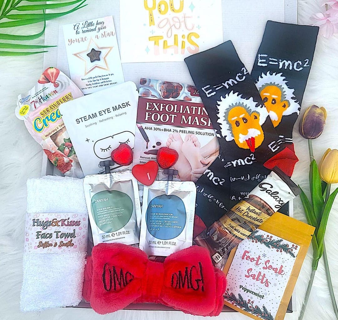 CONGRATS GRADUATE Pamper Hamper - Exam Good Luck Support Gift for Her ...