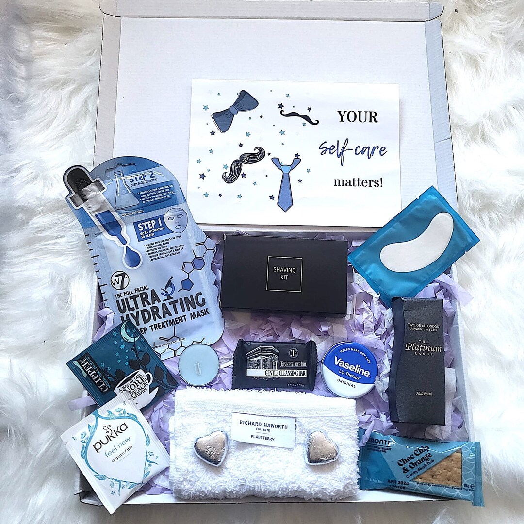 MEN Spa Gift Box Pamper Hamper for Men Men Spa Box Gift for - Etsy