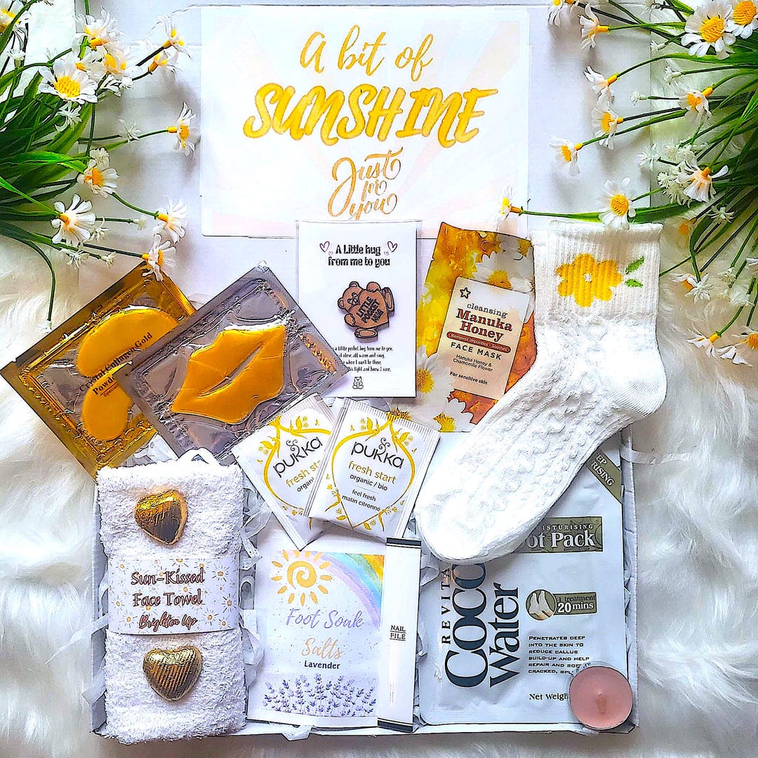 Brighten Her Day, Sending Sunshine Hamper, Thinking of You, Cheer up ...