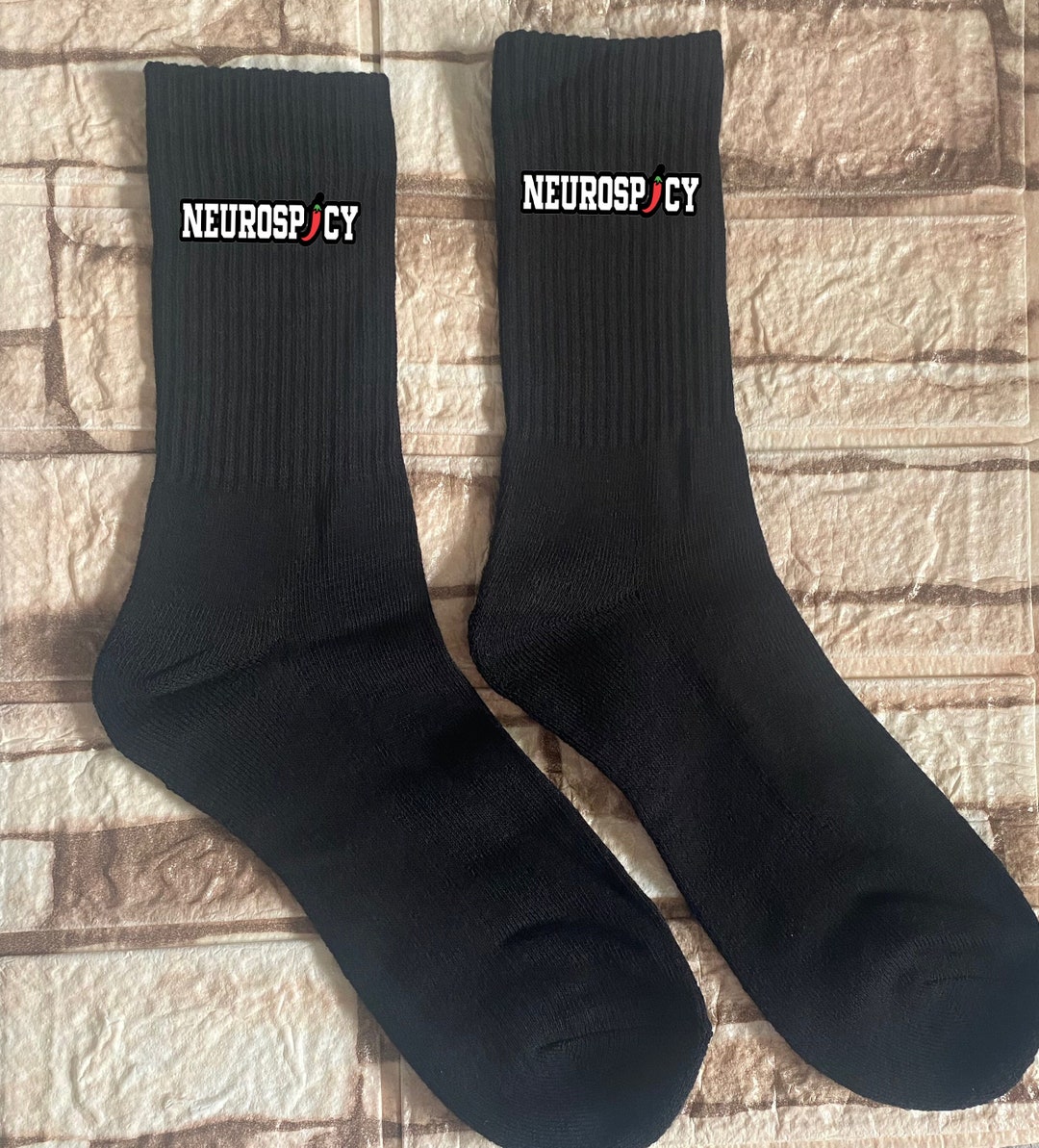Neurospicy Novelty Socks | Neurodiverse | Autism | ADHD - Etsy