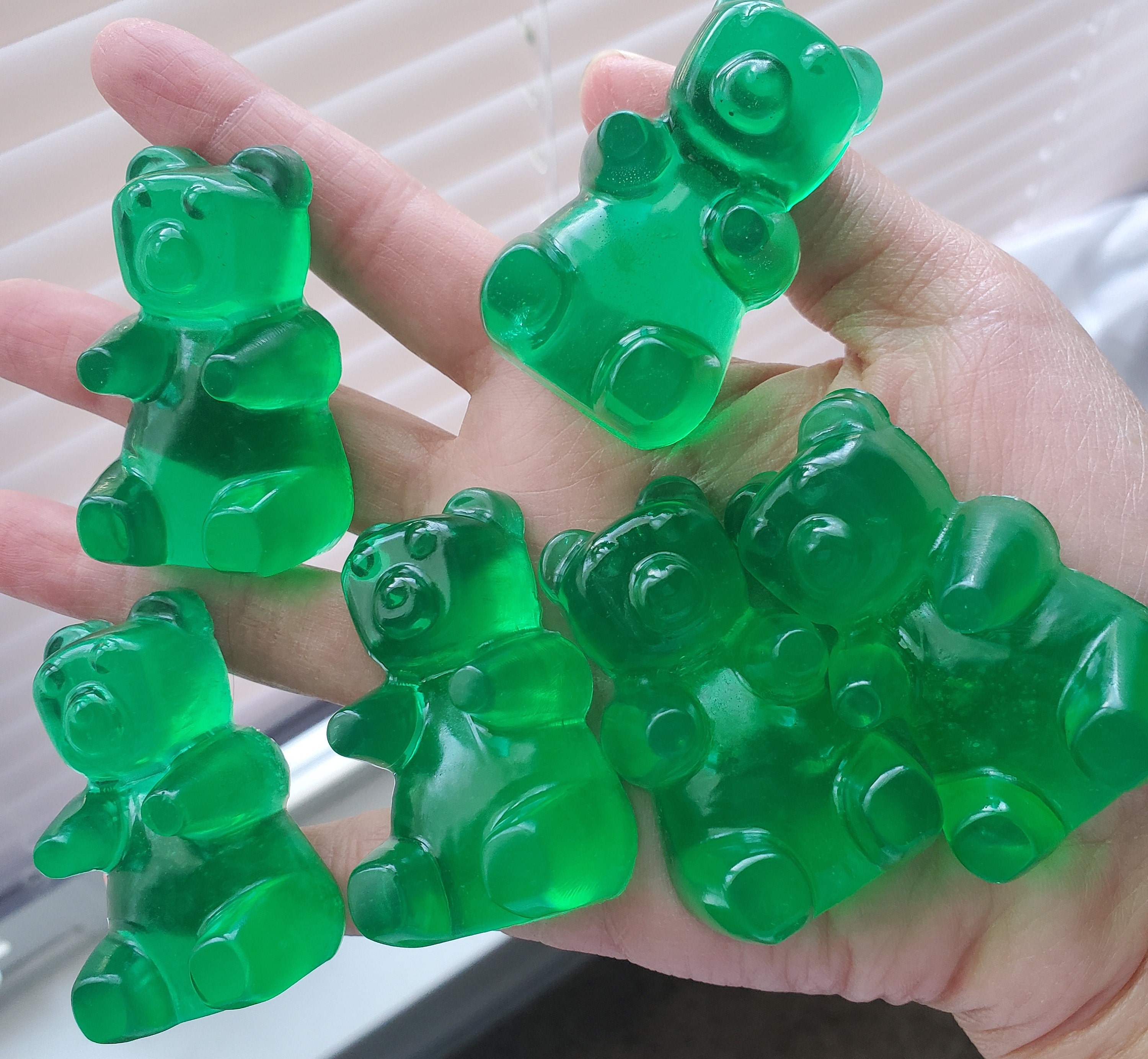 Gummy Bear Soaps. Rainbow Set.party Favors. Kids Soap. Gummy - Etsy