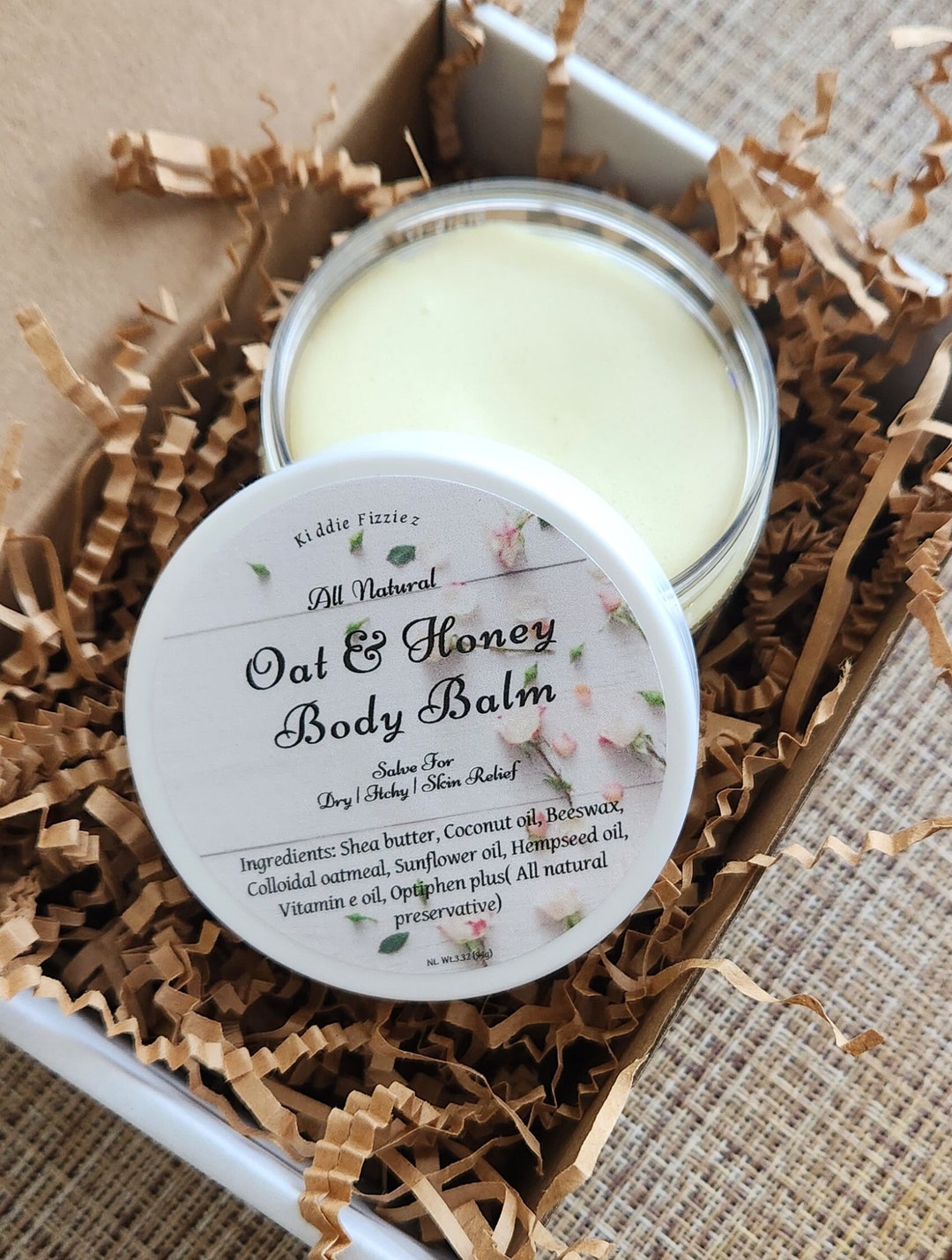 Oat & Honey Body Balm.head to Toe Body Cream.moisturizing.body Care.6oz ...