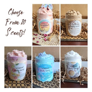 Foaming Sugar Scrub Samples.whipped Body Scrub.exfoliating.2oz. - Etsy
