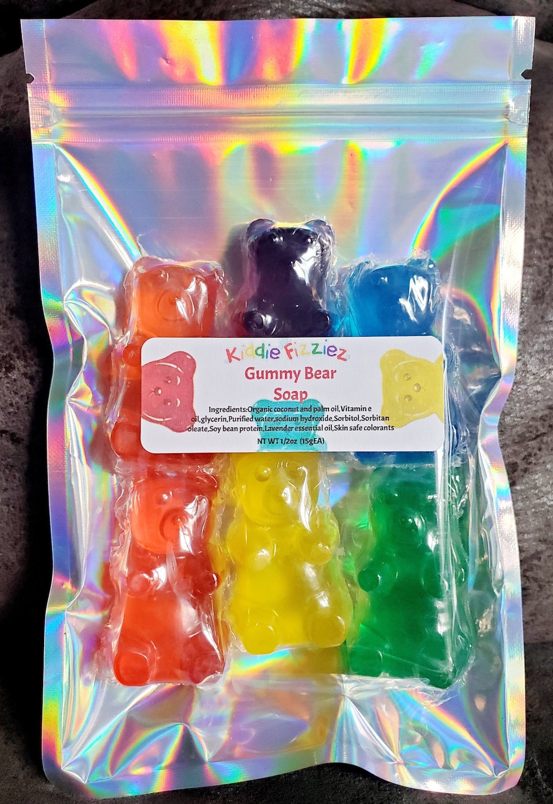Gummy Bear Soaps. Rainbow Set.party Favors. Kids Soap. Gummy | Etsy