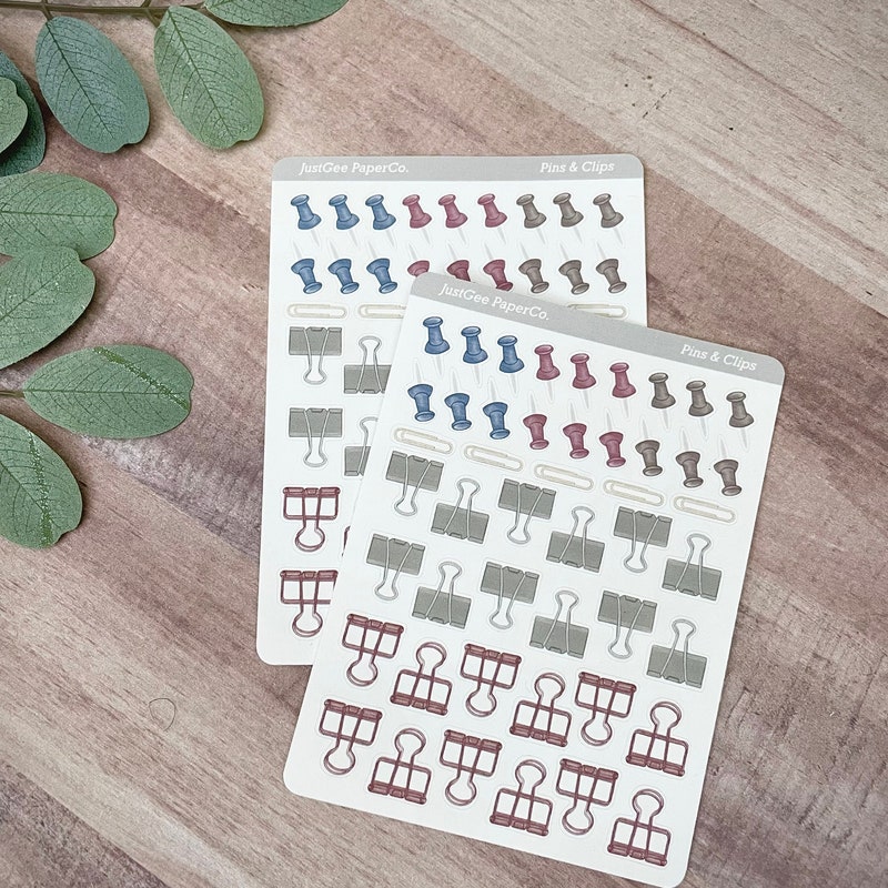 Binder Clip Labels Stickers - Etsy