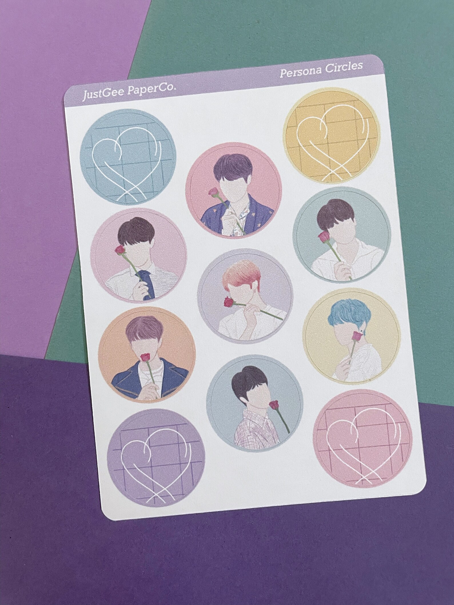 BTS Persona Stickers / Map of the Soul / Deco Sticker Sheets - Etsy