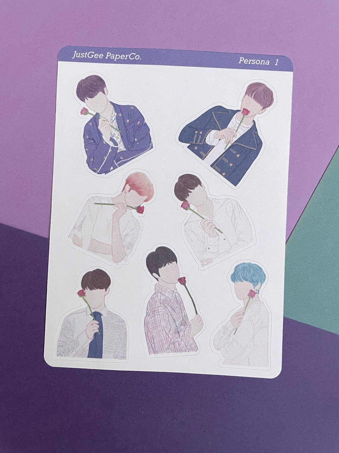 BTS Persona Stickers / Map of the Soul / Deco Sticker Sheets - Etsy