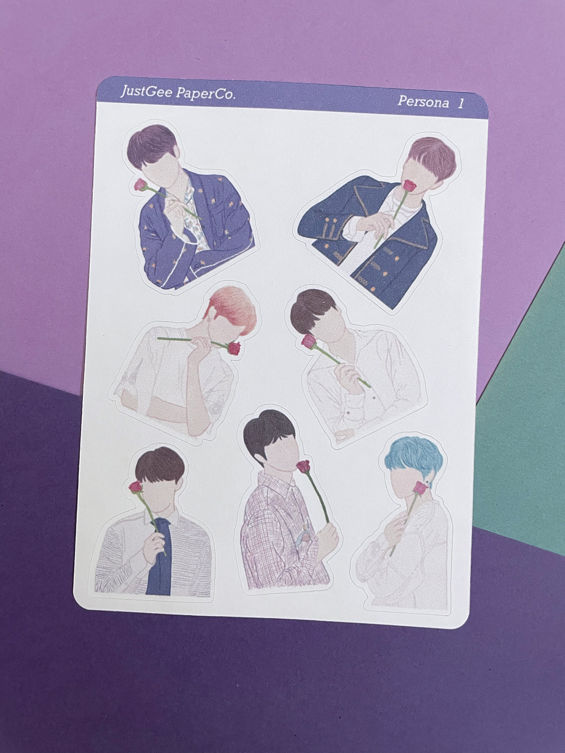 BTS Persona Stickers / Map of the Soul / Deco Sticker Sheets - Etsy