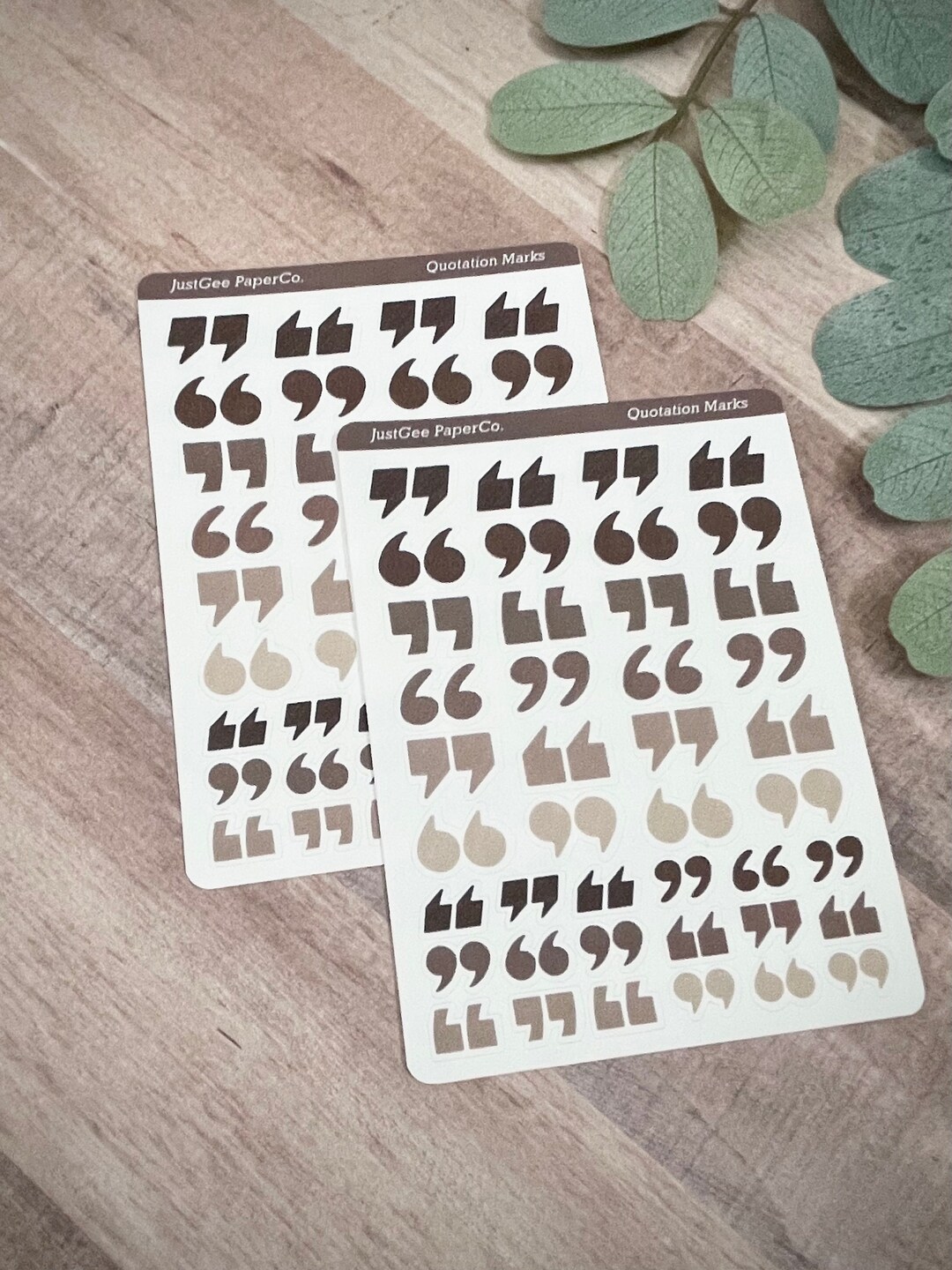 Quotation Sticker Sheet Pins and Clips Sticker Sheet for - Etsy