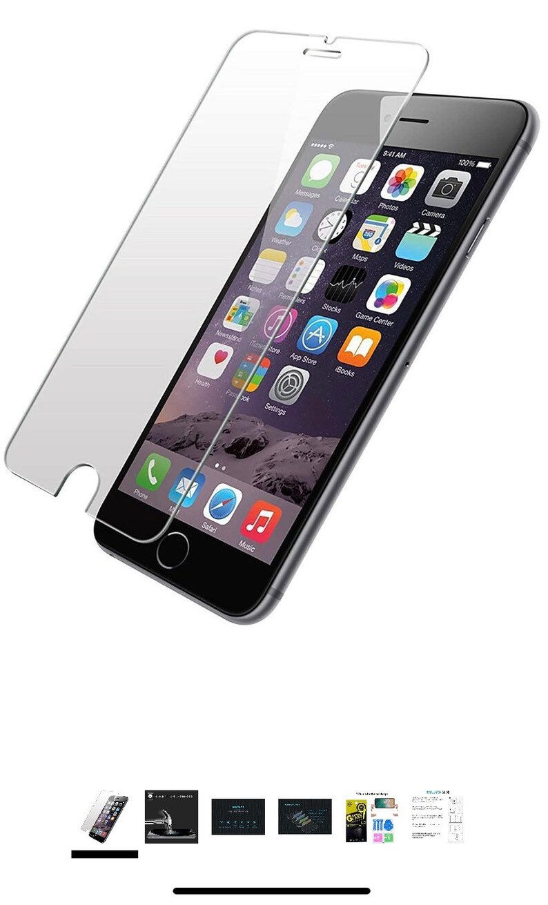 Premium Tempered Glass Screen Protector for Iphone 6/7/8 | Etsy