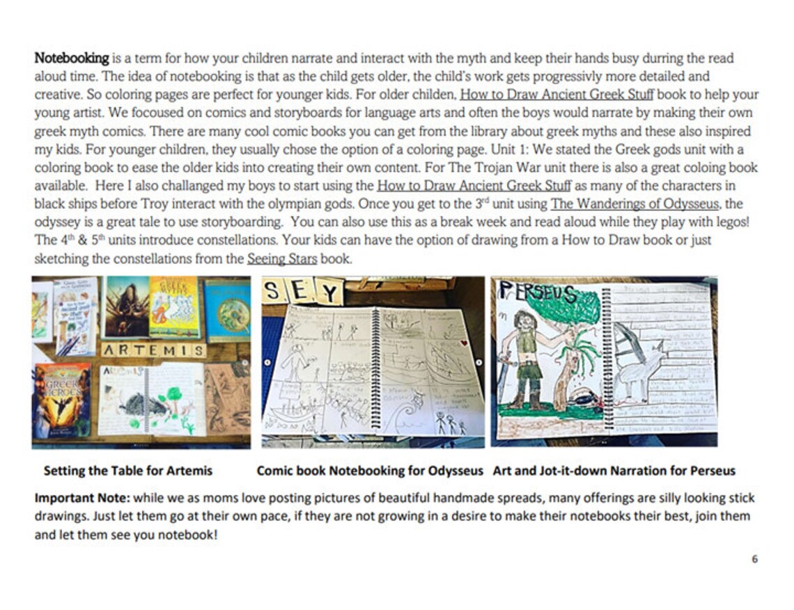 Greek Gods and Heroes Homeschool Unit - Etsy