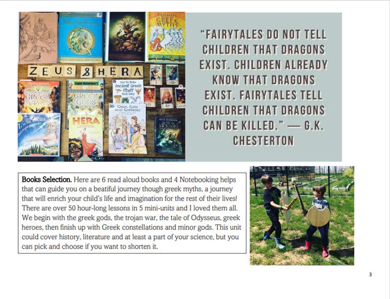 Greek Gods and Heroes Homeschool Unit - Etsy