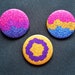 Flower Pride Flag Button Bisexual Pansexual Intersex - Etsy