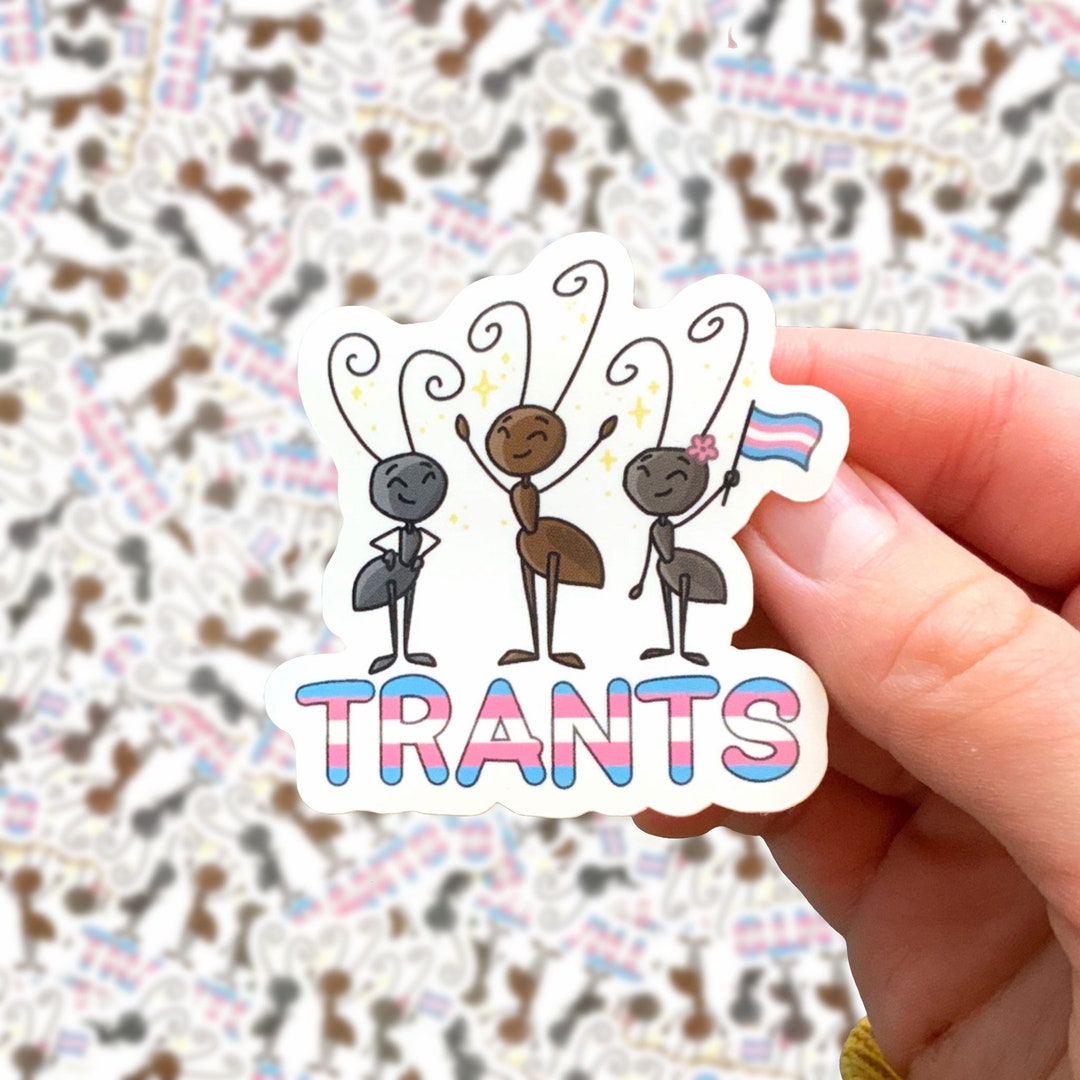 Pride Sticker Transgender Ants - Etsy
