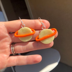 Saturn Clay Earrings, Ms. Frizzle Earrings, Mrs.frizzle Earrings ...