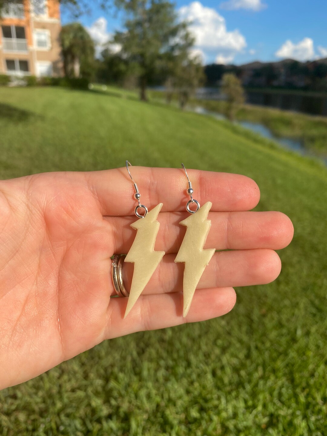 Ms. Frizzle Lightning Bolt Earrings Glow in the Dark - Etsy