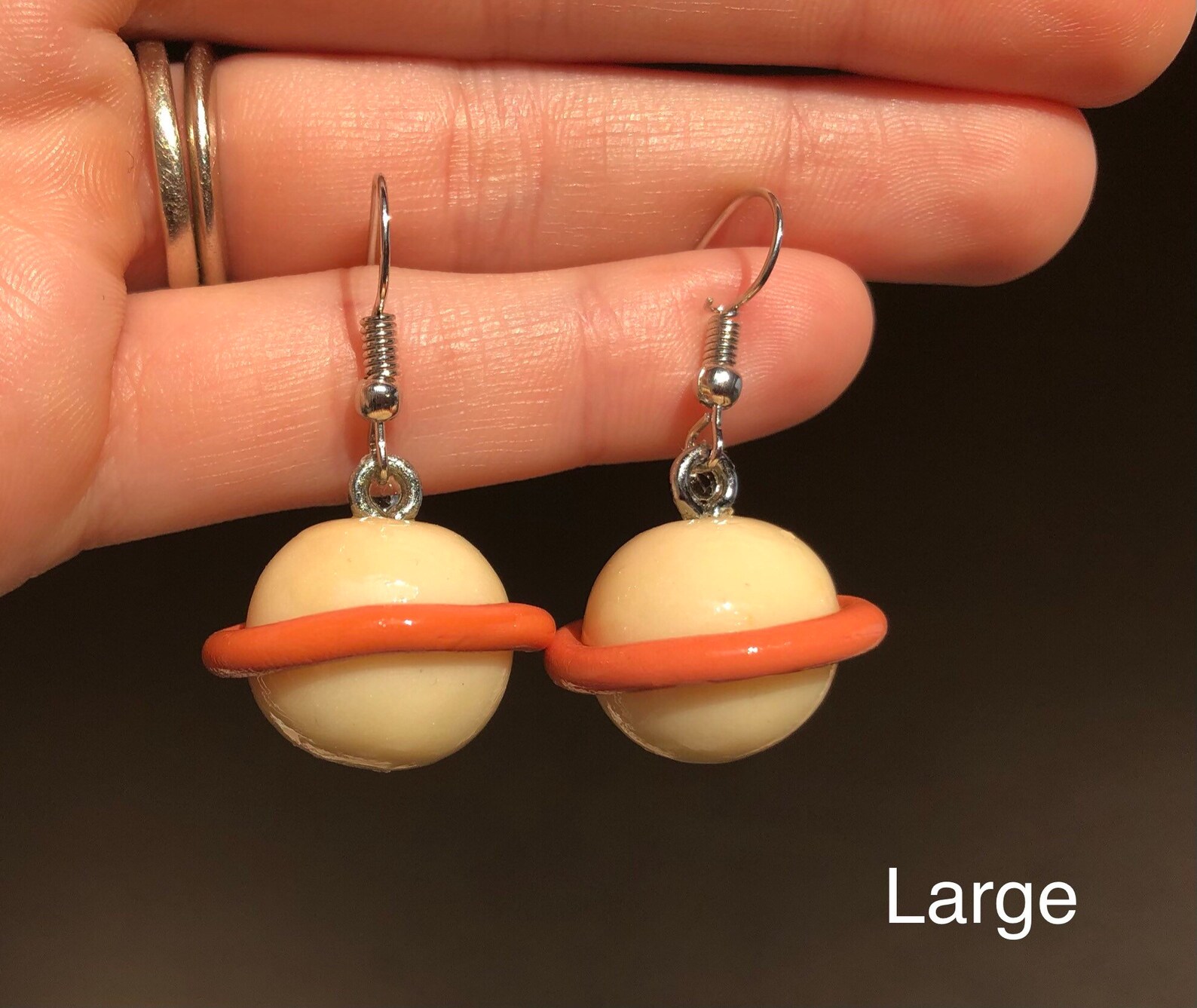 Ms. Frizzle Saturn Earrings Glow in the Dark Saturn | Etsy