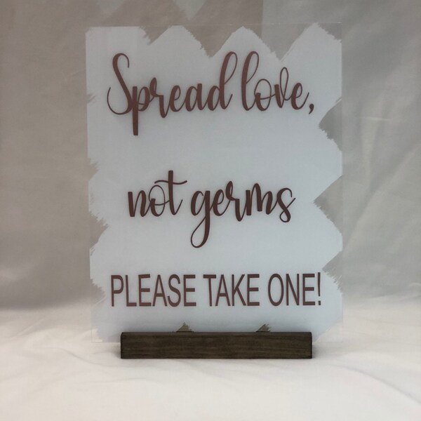 Spread Love Not Germs - Etsy