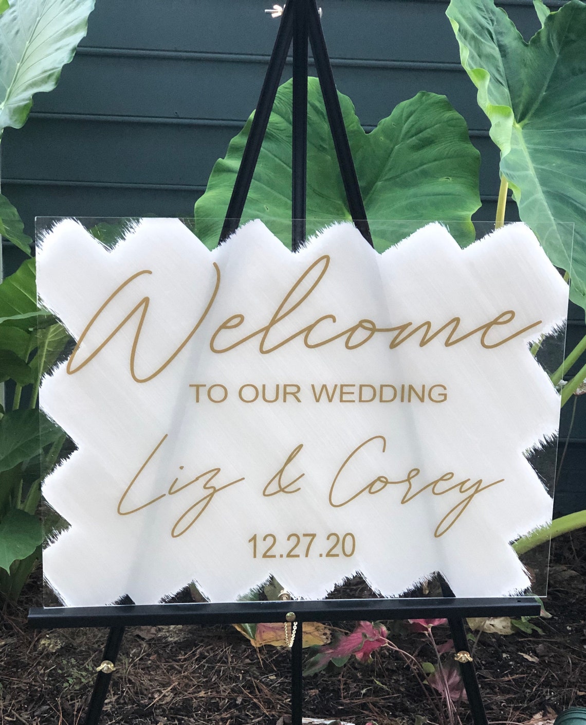 Custom Acrylic Wedding Welcome Sign 18x24 Wedding Acrylic | Etsy