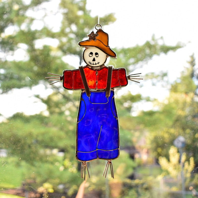 Scarecrow Stained Glass - Etsy