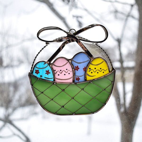 Glass Easter Basket - Etsy